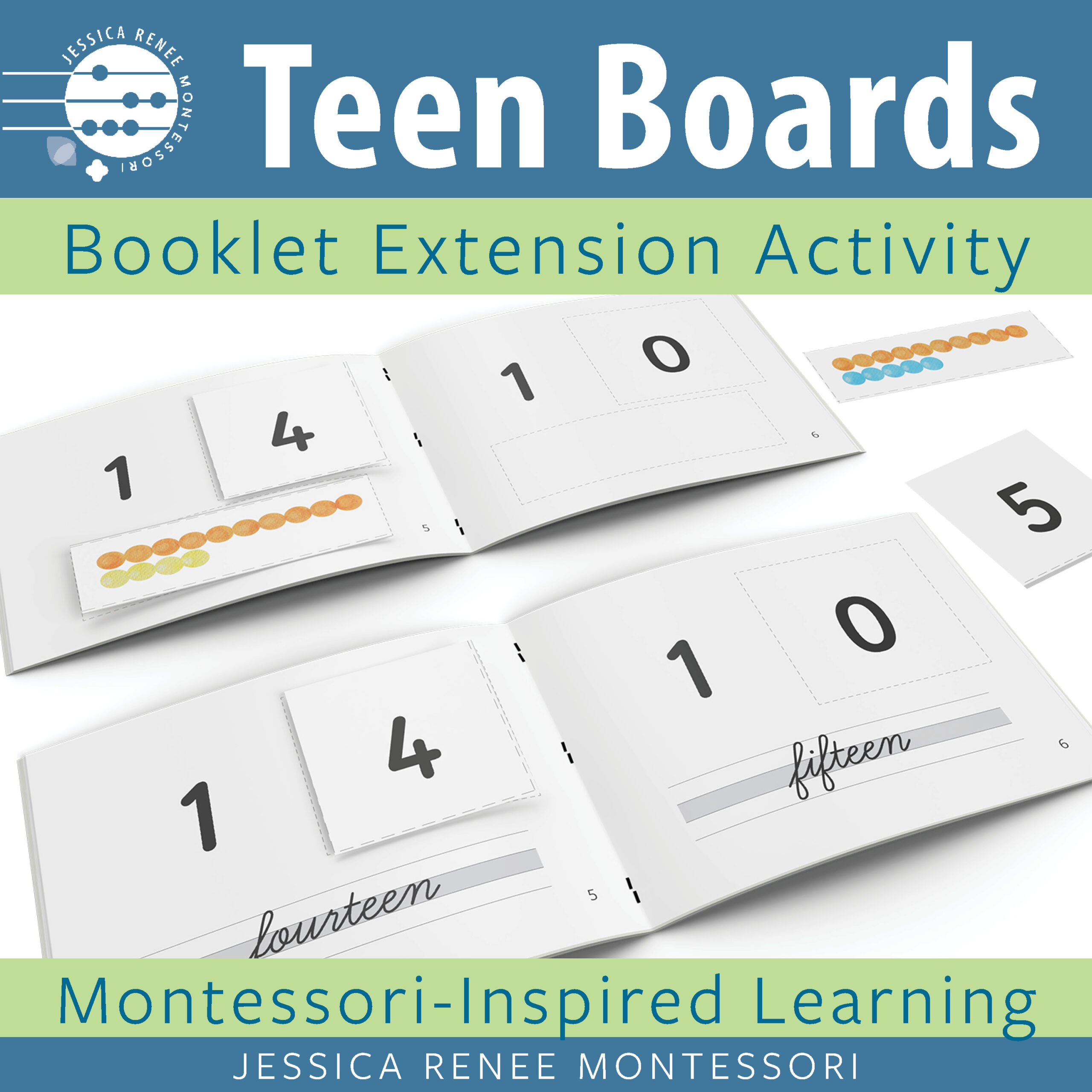 Montessori Math Teen Boards Booklets | Made By Teachers