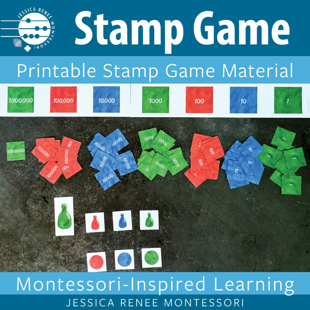Montessori Printable Stamp Game Material | Made By Teachers