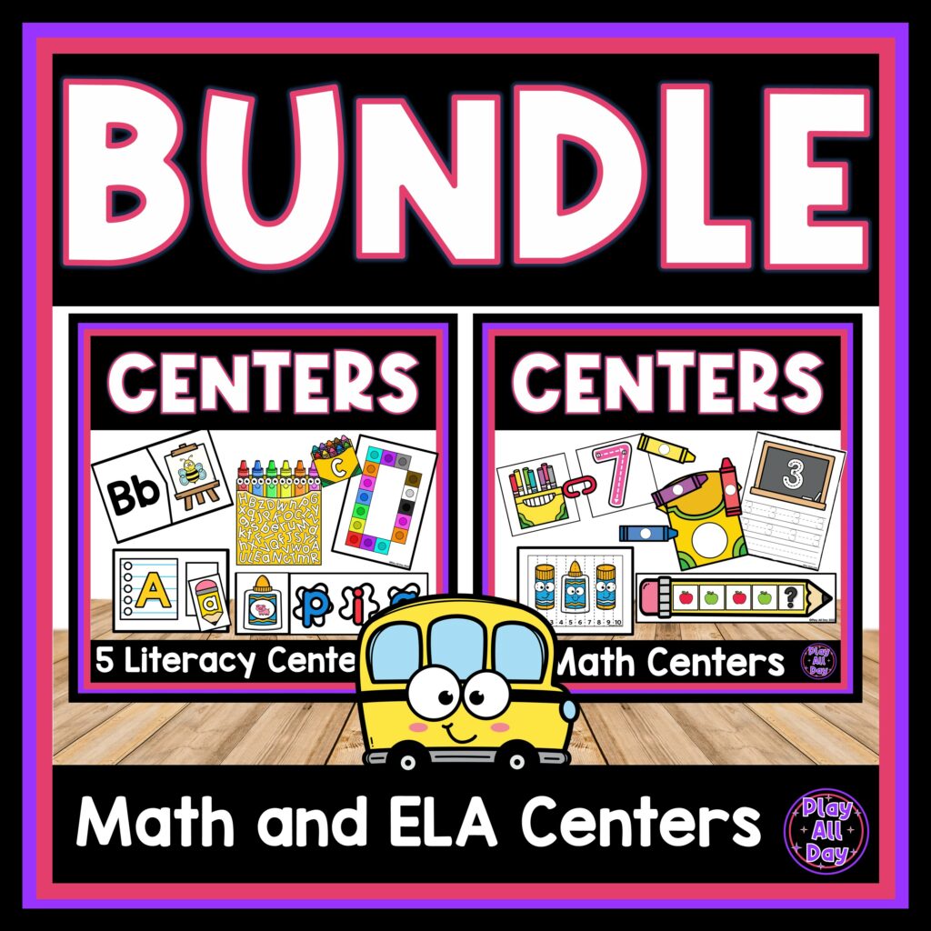 Back to School Centers BUNDLE | Math and Literacy Centers | Made By ...