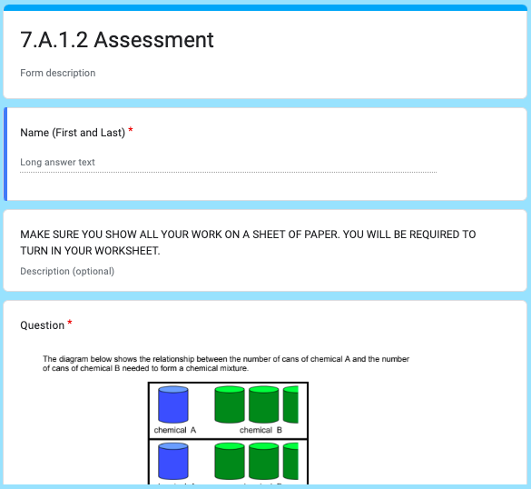Complete Online Distance Learning 7th Math Proportion & Unit Rate 7.A.1 ...