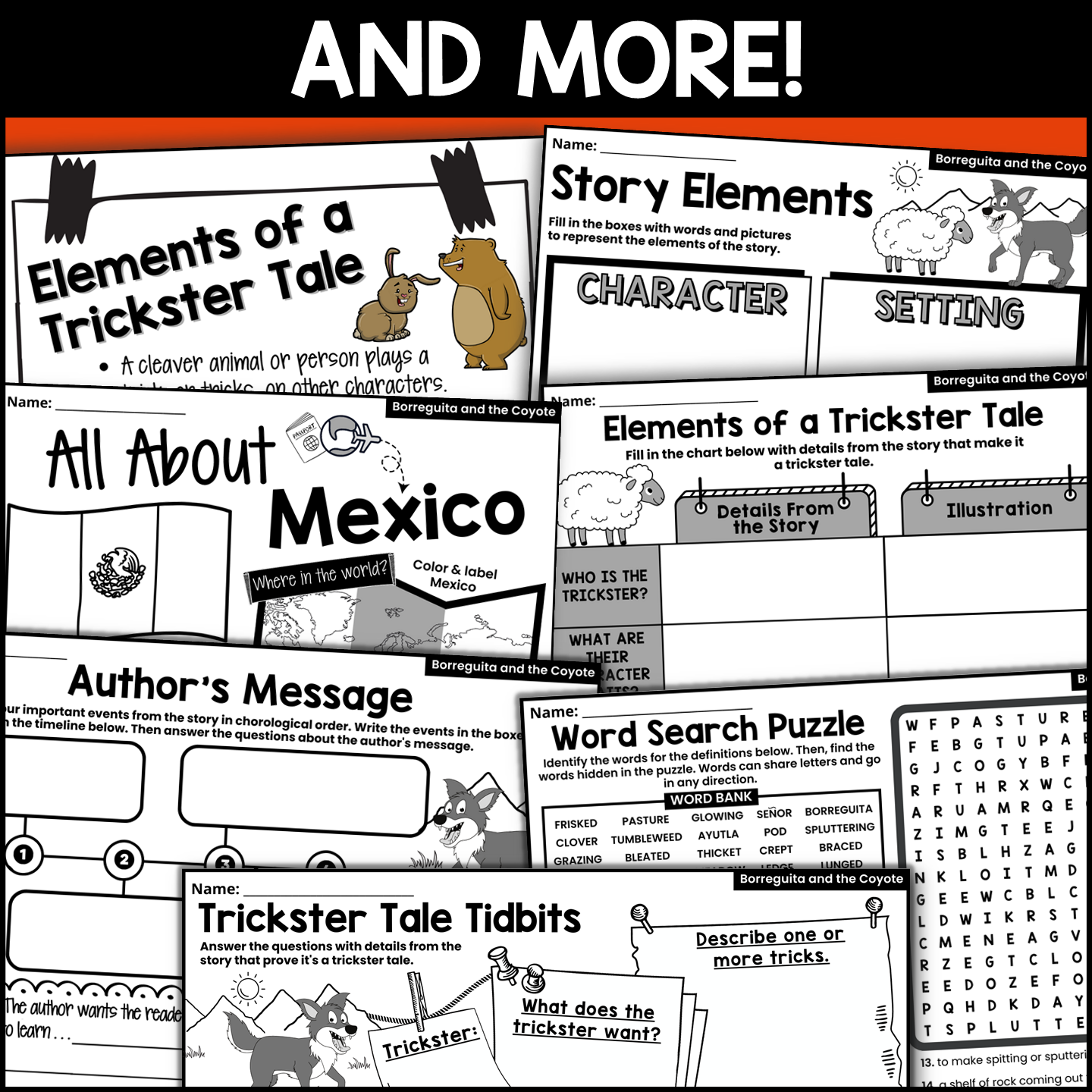 Borreguita and the Coyote Read Aloud Book Companion Activities for IRA ...