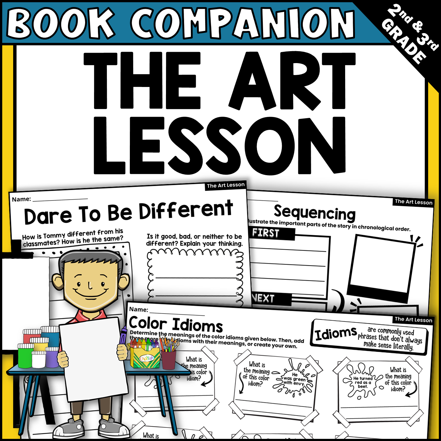 The Art Lesson Read Aloud Book Companion Activities for IRA | Made By ...