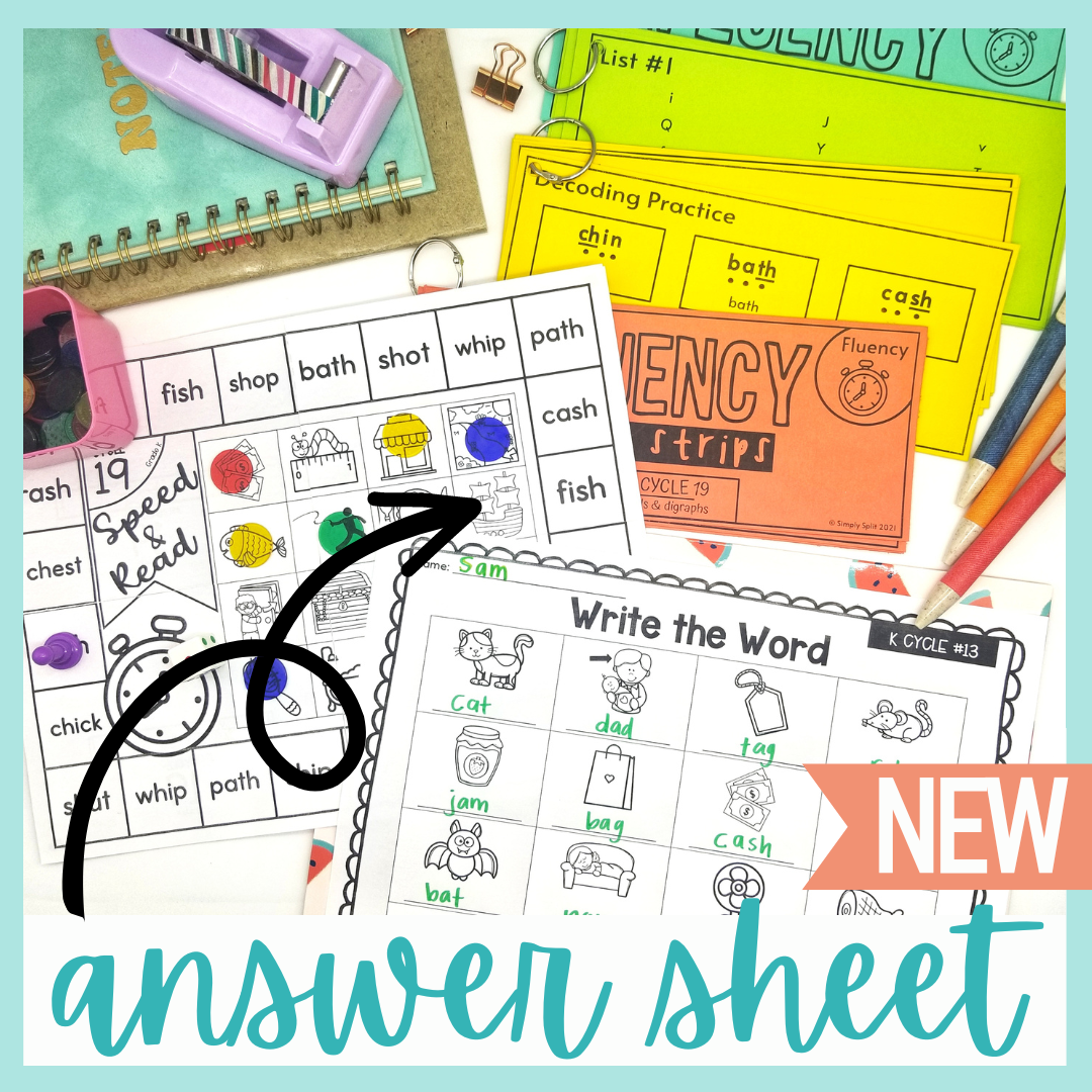 Kinder Fluency Centers BUNDLE Decoding Strips & Phonics Games | EL ...