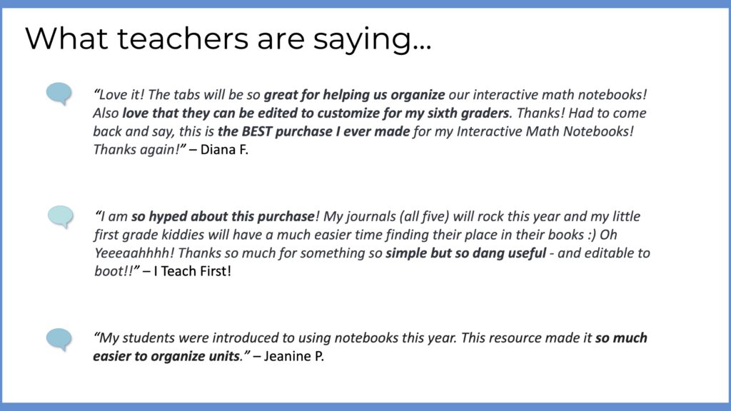 Back to School Journal Organization - Interactive Notebook Essentials ...