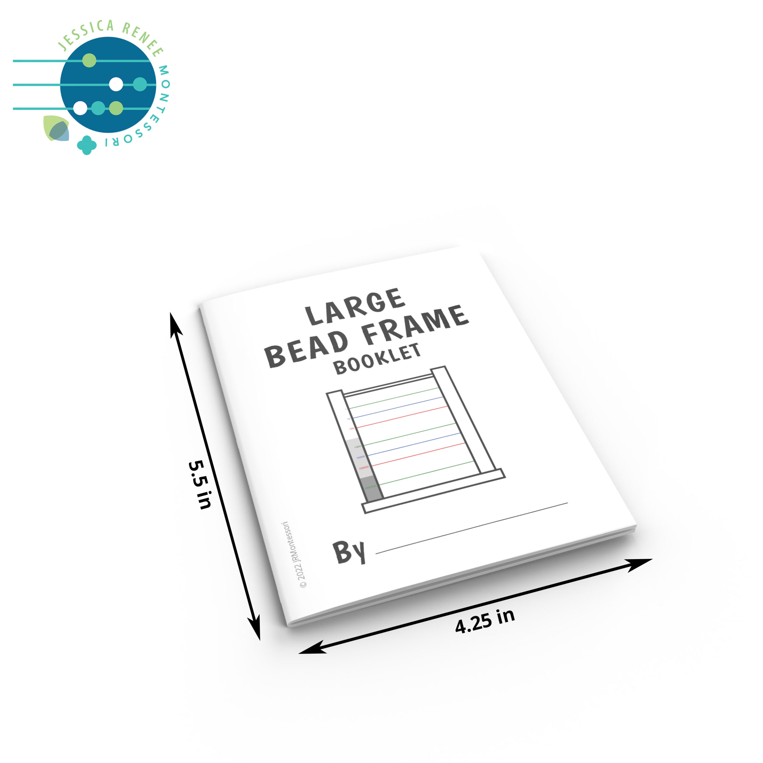 Montessori Math Blank Large Bead Frame Booklets | Made By Teachers