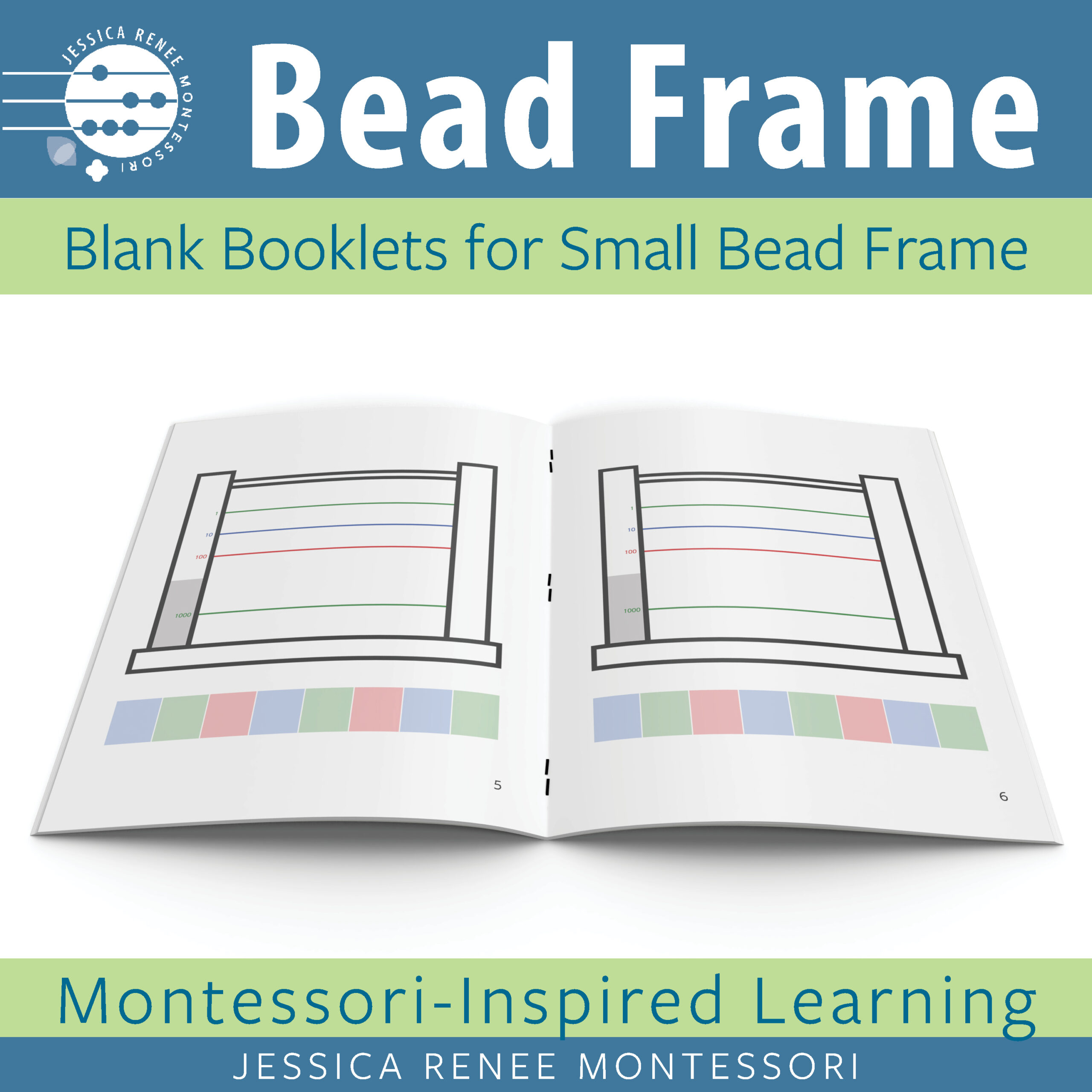 Montessori Math Blank Small Bead Frame Booklets | Made By Teachers