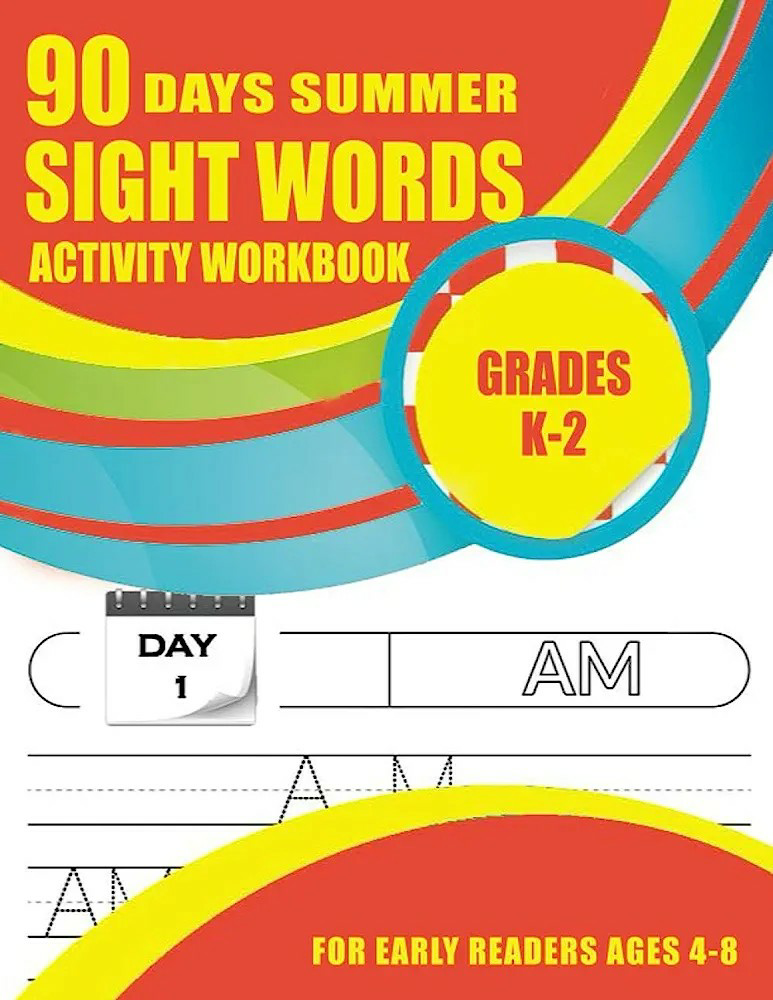 90 Days Summer Sight Words Activity Workbook for Early Readers Ages 4-8 ...