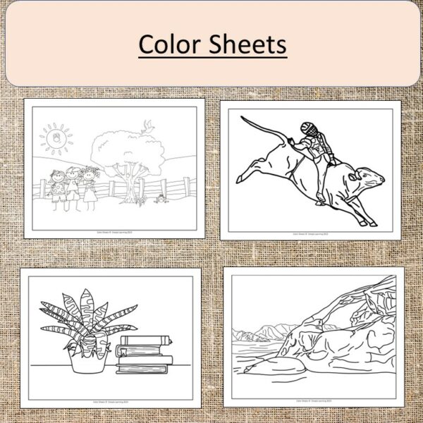 Color Sheets Art Color pages | Made By Teachers