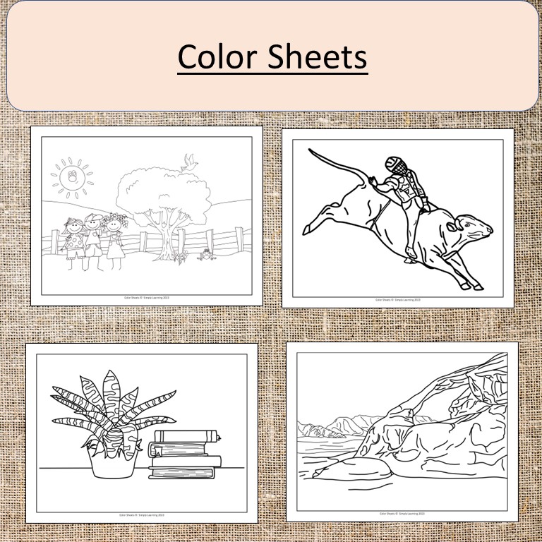 Color Sheets Art Color pages | Made By Teachers