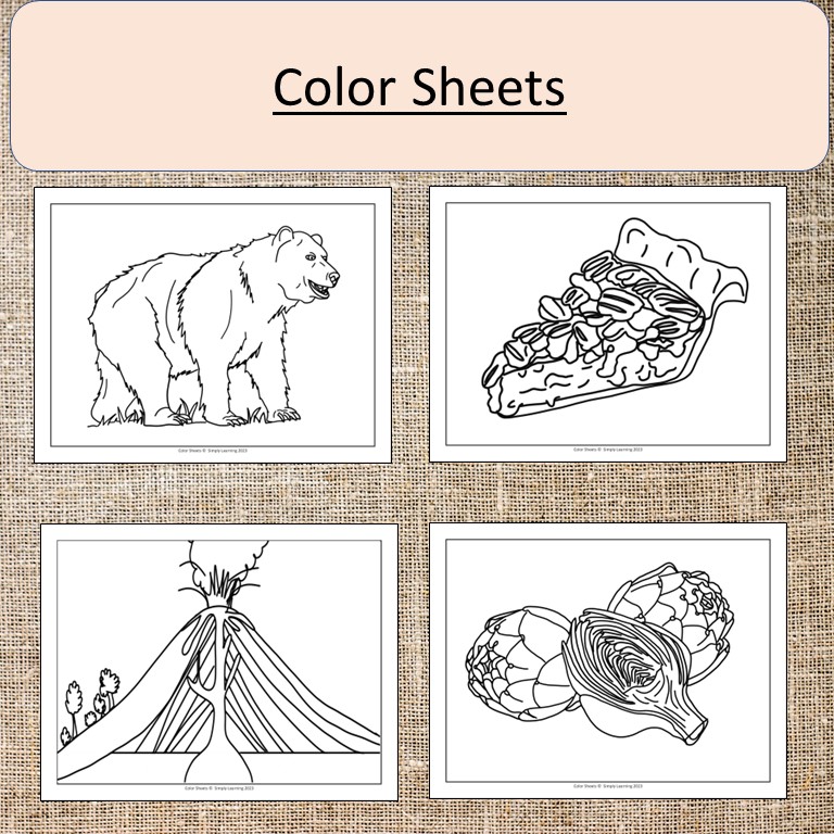 Color Sheets Art Color pages | Made By Teachers