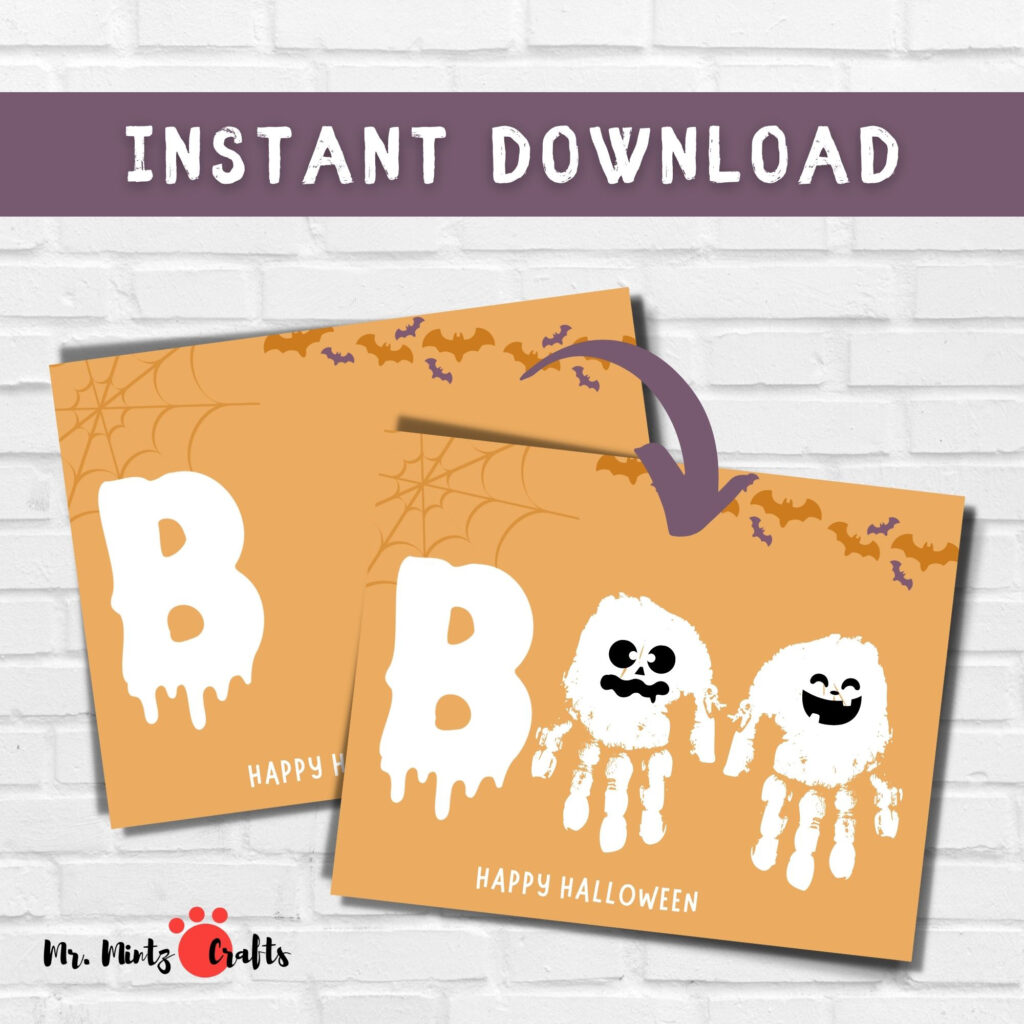 Ghost Handprint Art | Halloween Craft For Kids - Made By Teachers