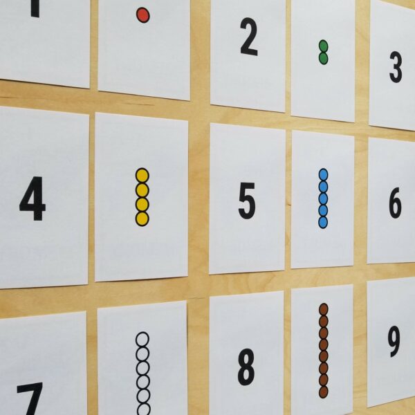 Montessori Math Memory Game: Beads and Numerals for 1-20 | Made By Teachers