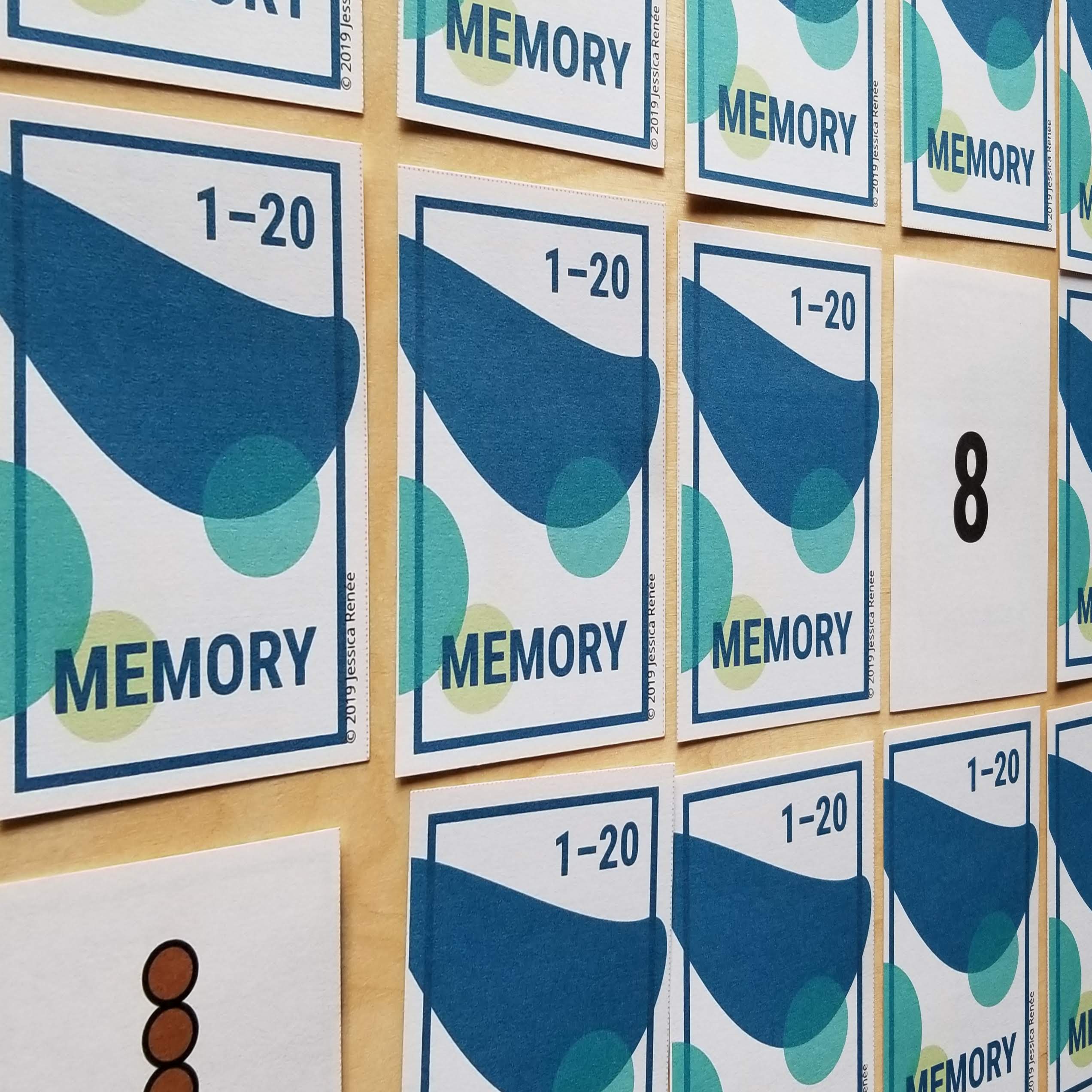 Montessori Math Memory Game: Beads and Numerals for 1-20 | Made By Teachers