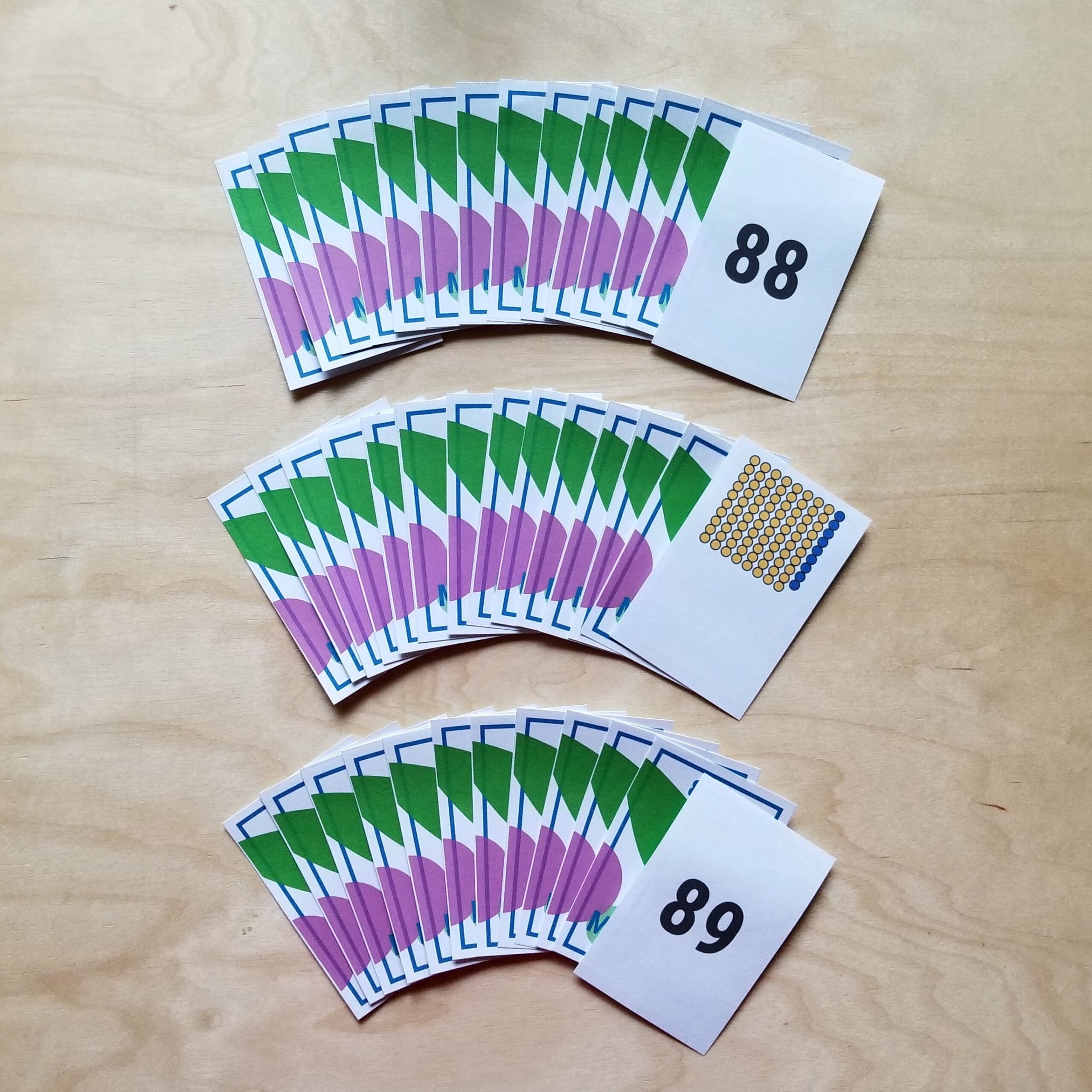 Montessori Math Memory Game: Beads and Numerals for 81-100 | Made By ...