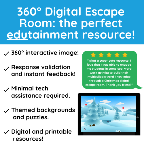 Multisyllabic Words | Reading Escape Room | 360 Digital Escape Room ...