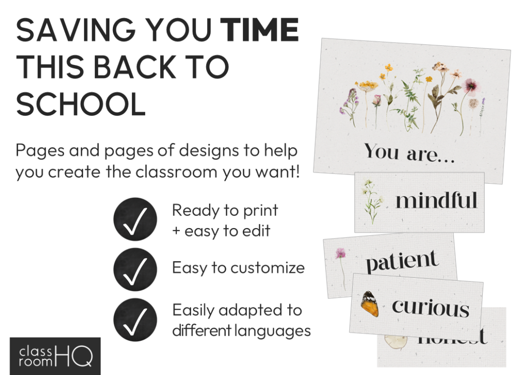 COTTAGECORE Affirmation Station Pack | Made By Teachers