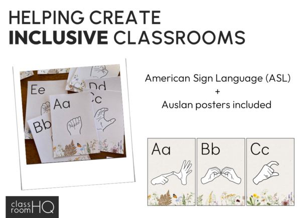 COTTAGECORE Alphabet Posters | Made By Teachers