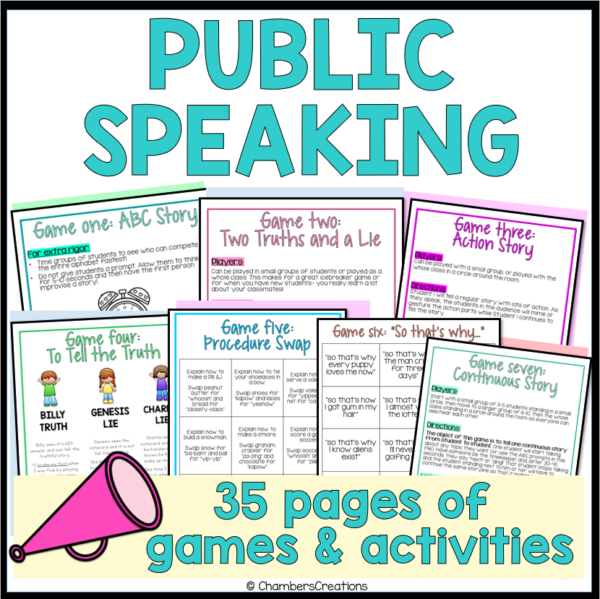 Public Speaking Games and Activities | Made By Teachers