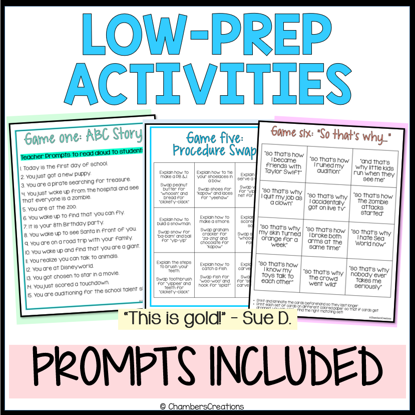 Public Speaking Games and Activities | Made By Teachers