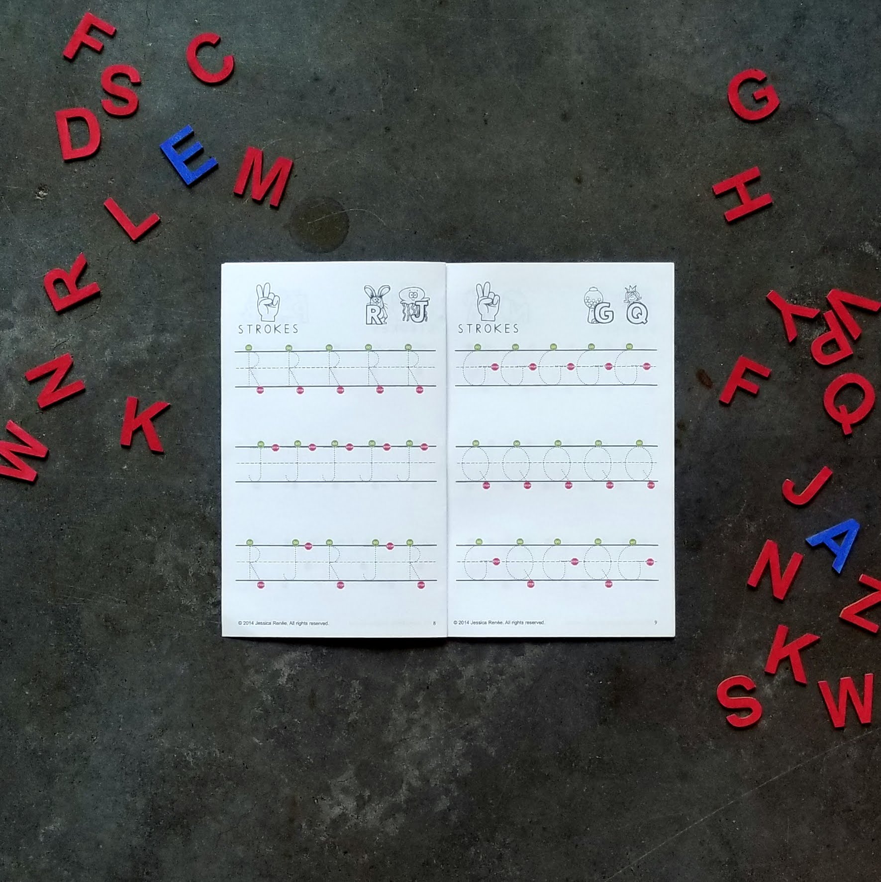 Pre-Writing and Printing Skills Booklets, Stroke Practice, Letter ...