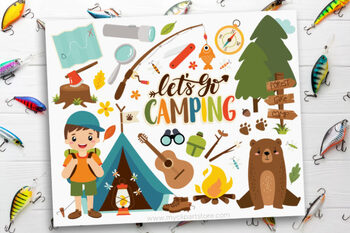 Kids Campfire Clipart