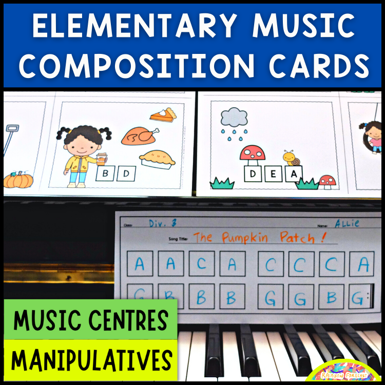 Music Composition Activity Build a Song Music Manipulatives for ...