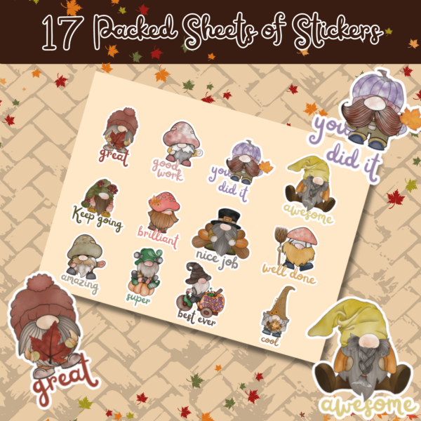Digital Planner Stickers for Goodnotes / Autumn | Made By Teachers