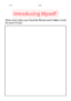 All About Me - printable Introducing Myself worksheet for grade 1, 2, 3 ...