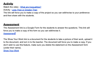 Complete Online Distance Learning 7th Math Linear Inequalities 7.A.3.2 ...