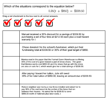 Complete Online Distance Learning 7th Math Real World Equations ...