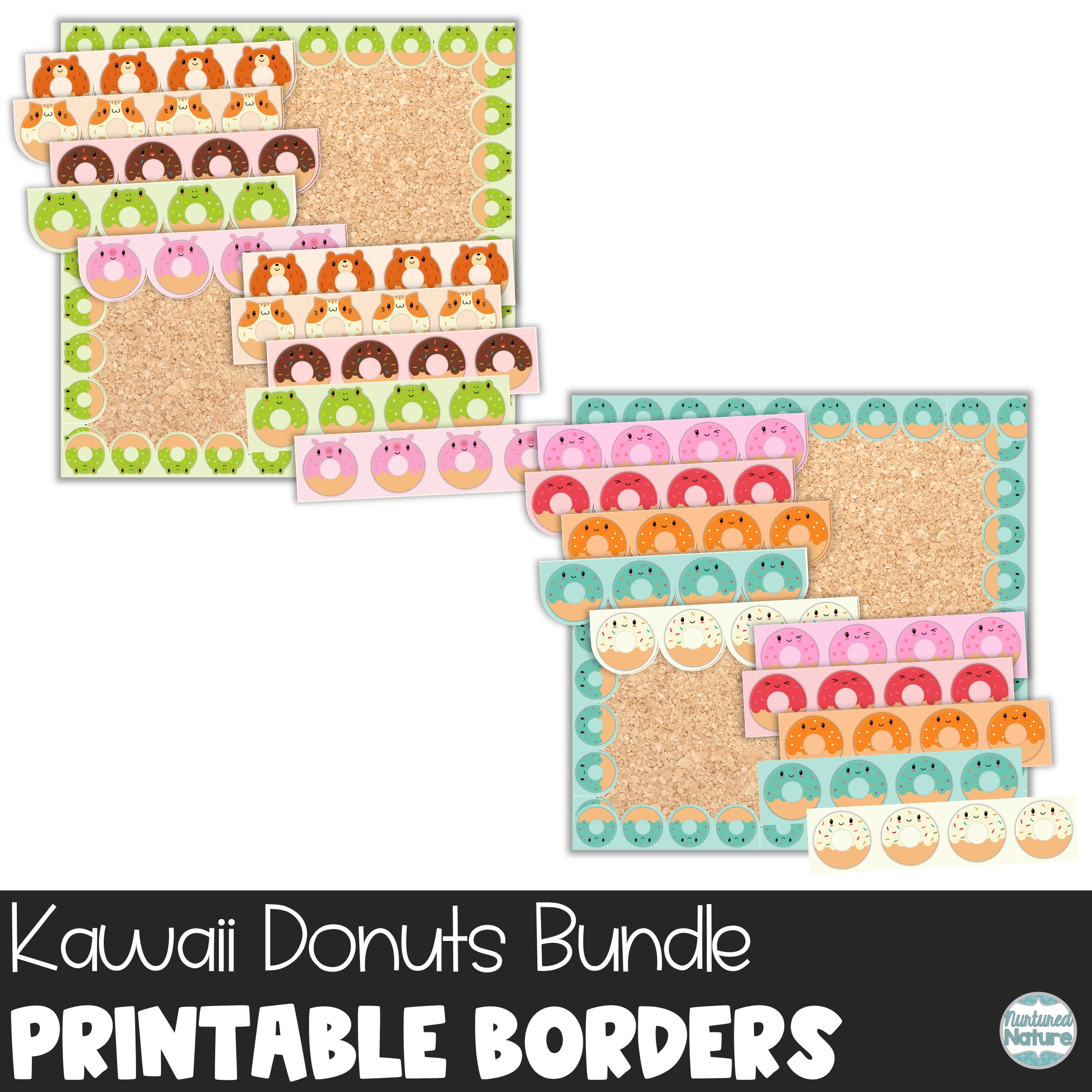 Bulletin Board Border – Printable Classroom Decor - Fresh Produce Fruit ...