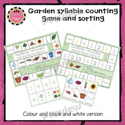 Halloween syllable counting game and sorting - phonological awareness ...