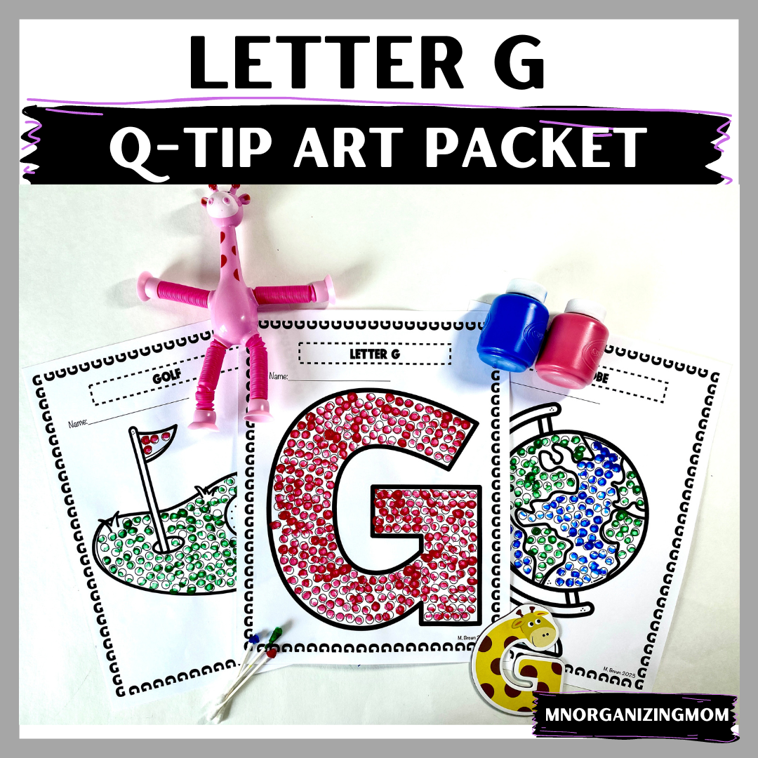 Letter B Do A Dot and Q-Tip Art Packet | Made By Teachers