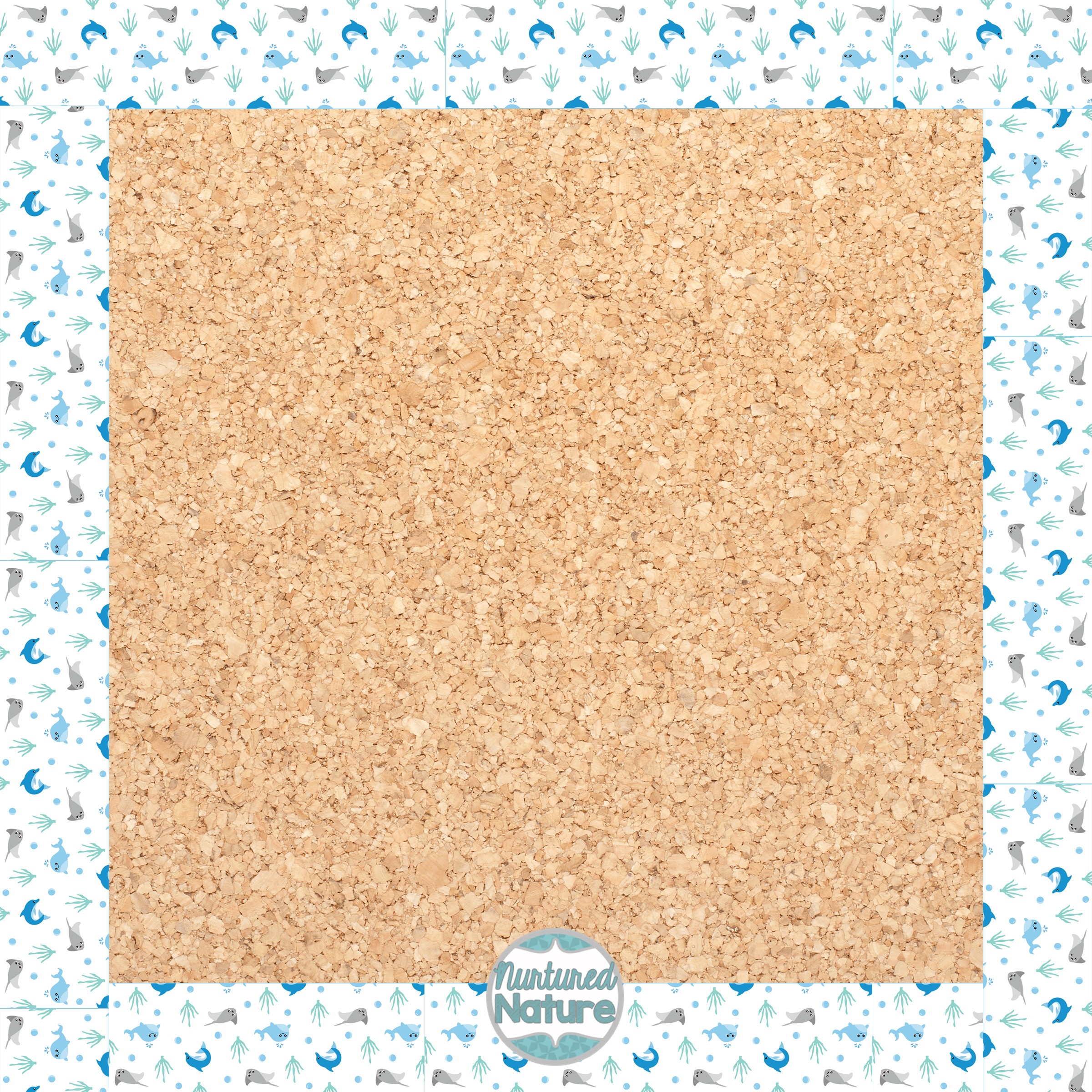 Cute Ocean Bulletin Board Border 2 - Printable Classroom Decor – Coral ...