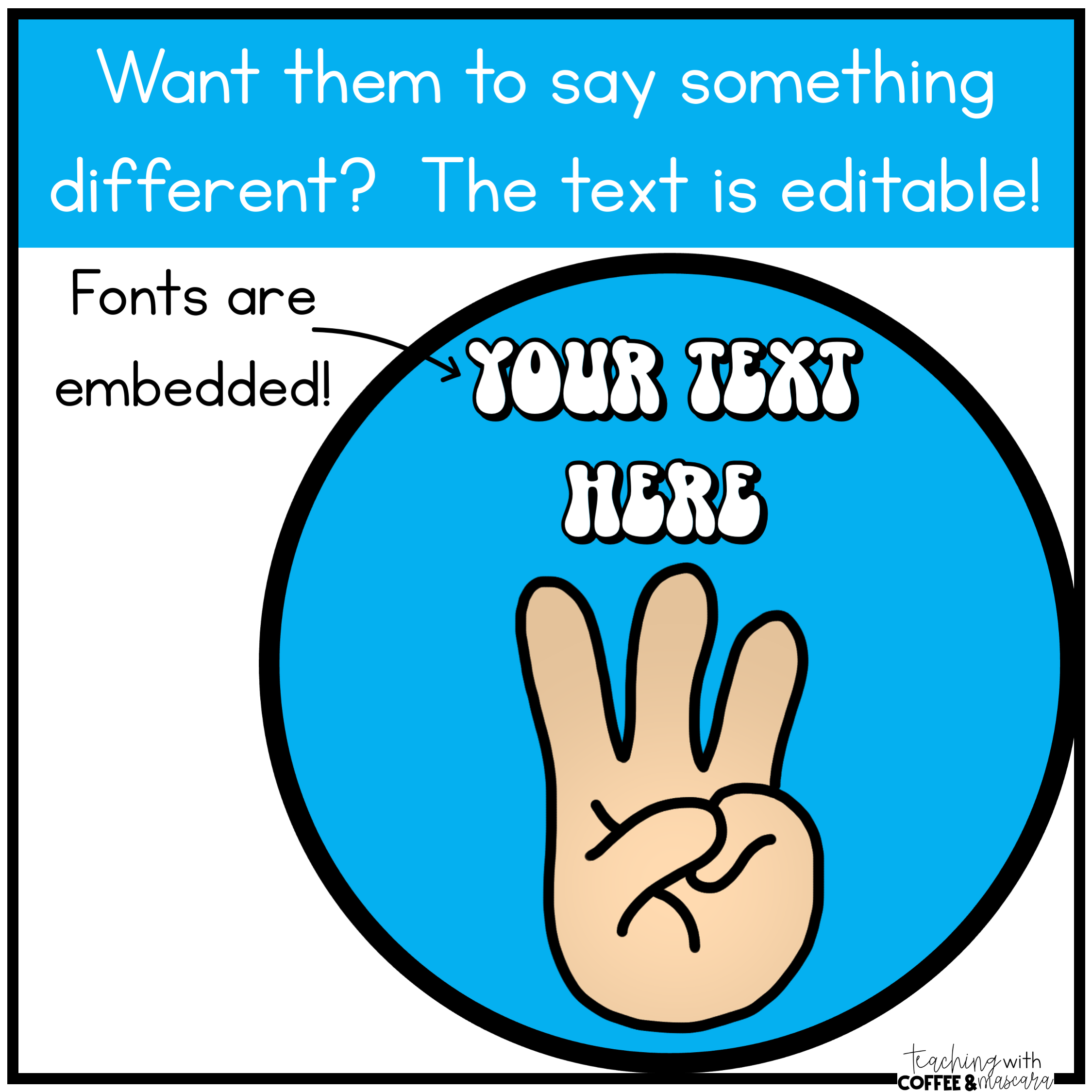 Rainbow Retro Hand Signal Posters | Made By Teachers