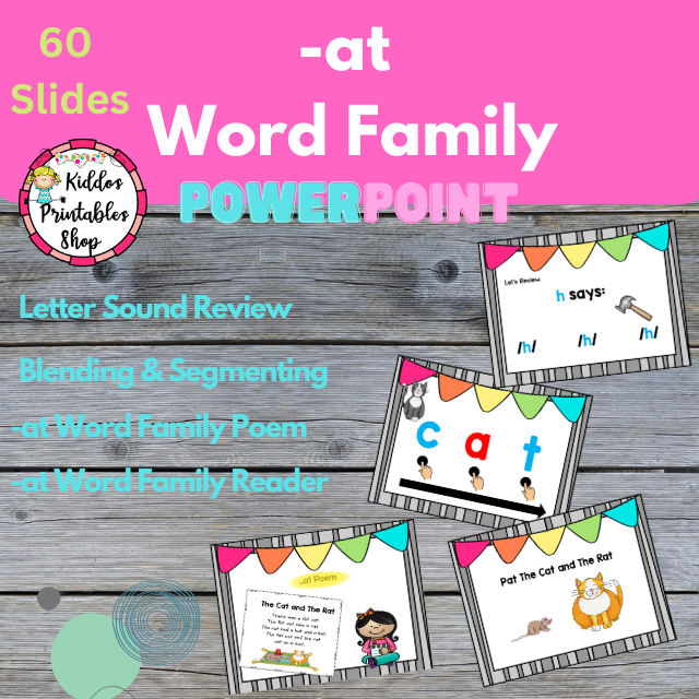-at Word Family PPT | Made By Teachers