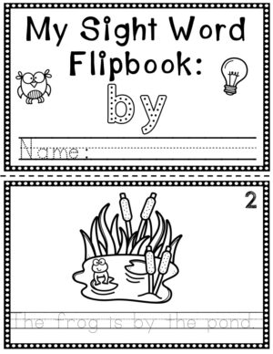 Sight Word Flip Book (Flipbook) - BY - Made By Teachers