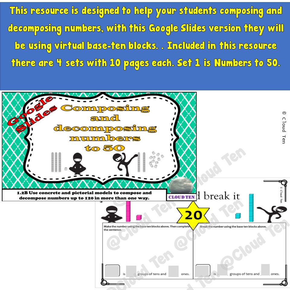 Composing and Decomposing Numbers in Google Slides™ | Made By Teachers