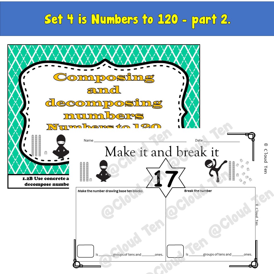 Composing and Decomposing Numbers up to 120 | Made By Teachers