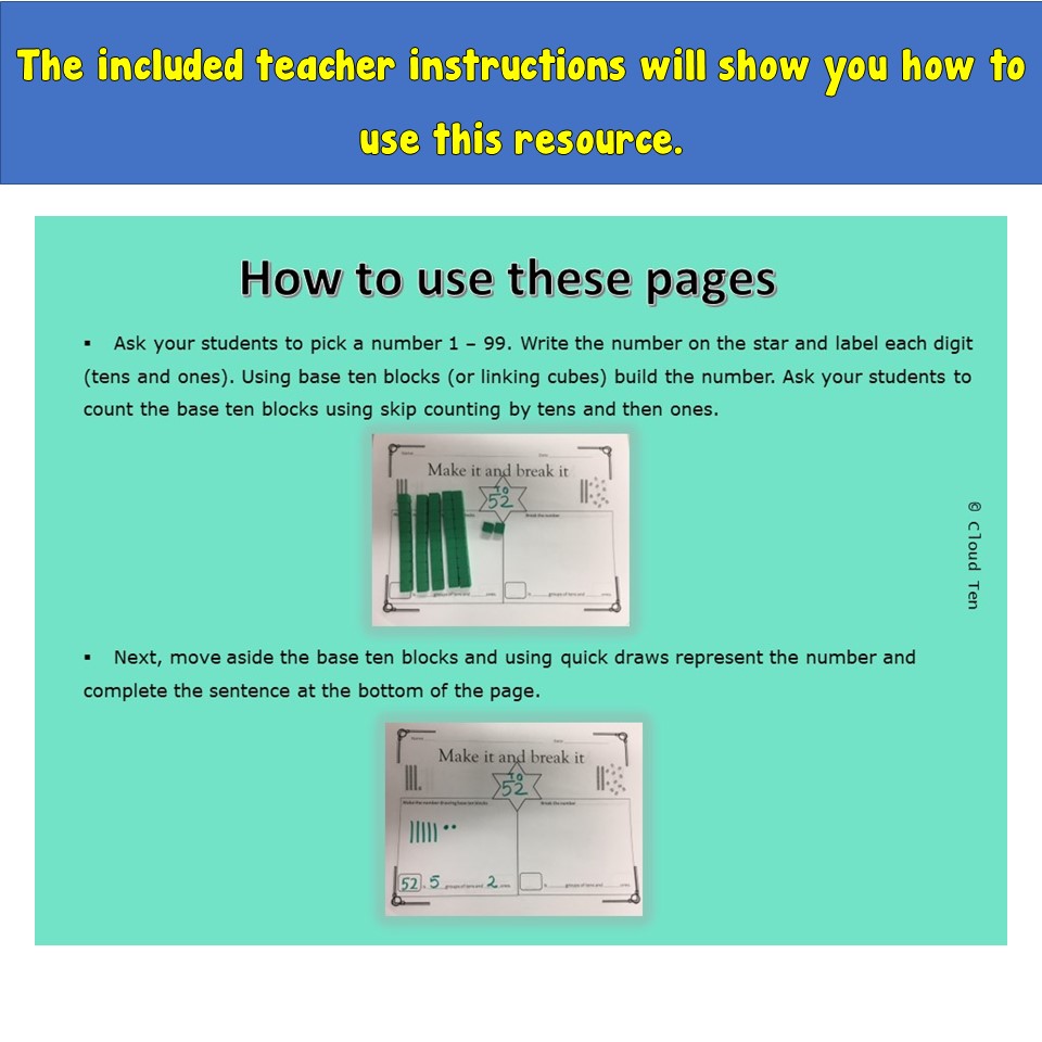 Composing and Decomposing Numbers up to 120 | Made By Teachers