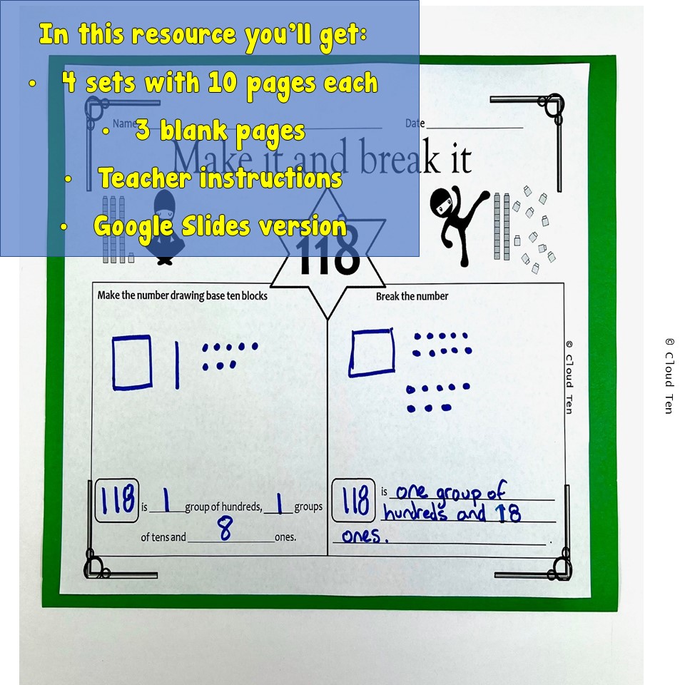 Composing and Decomposing Numbers up to 120 | Made By Teachers