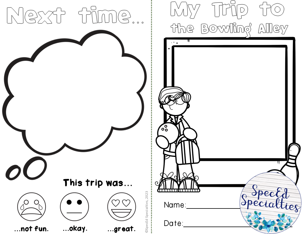 Bowling Memory Book | Made By Teachers