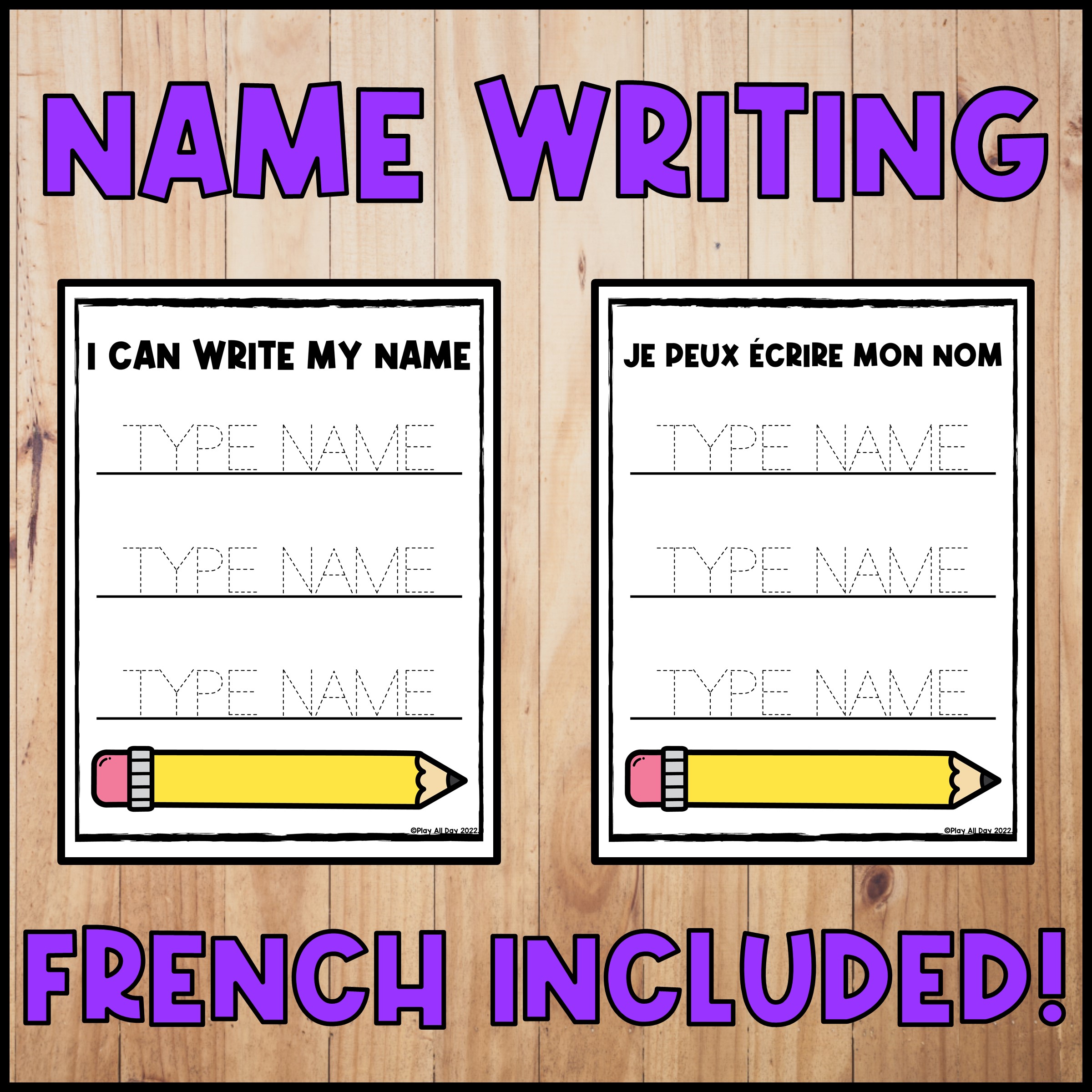 EDITABLE Name Tracing Pages | Name Practice Activities | Made By Teachers