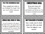 Winter Christmas Minute To Win It Challenges - TASK CARDS AND DISPLAY ...