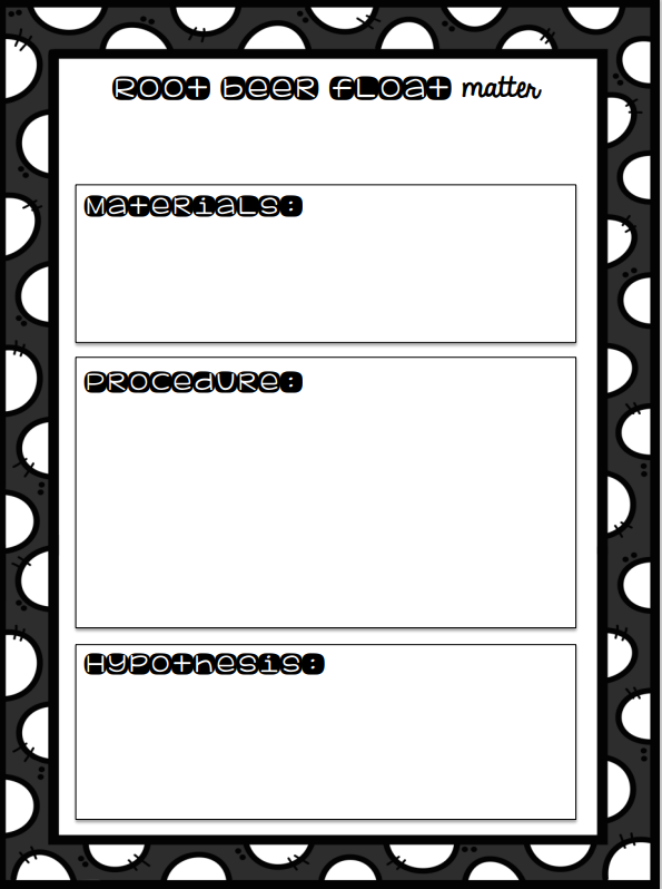 Quick and Easy Science Experiment: Root Beer Float States of Matter ...