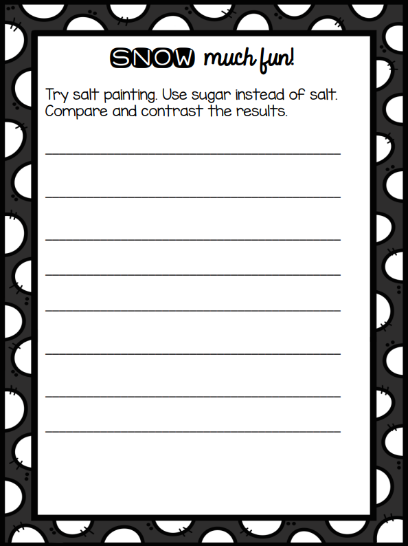 FIVE Quick and Easy Science Experiments: SNOW MUCH FUN! Winter STEM ...