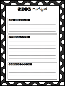 FIVE Quick and Easy Science Experiments: SNOW MUCH FUN! Winter STEM ...