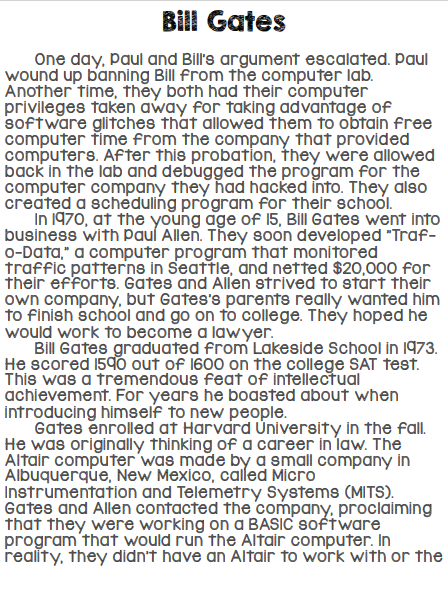 Grit: Teach Students Perseverance: Biography Research Project SEL ...