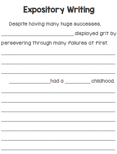 Grit: Teach Students Perseverance: Biography Research Project SEL ...