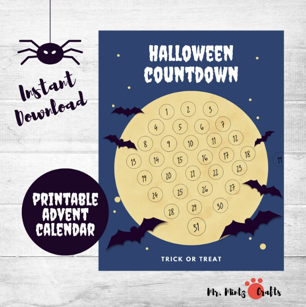 Halloween Countdown Calendar | October Calendar | Made By Teachers